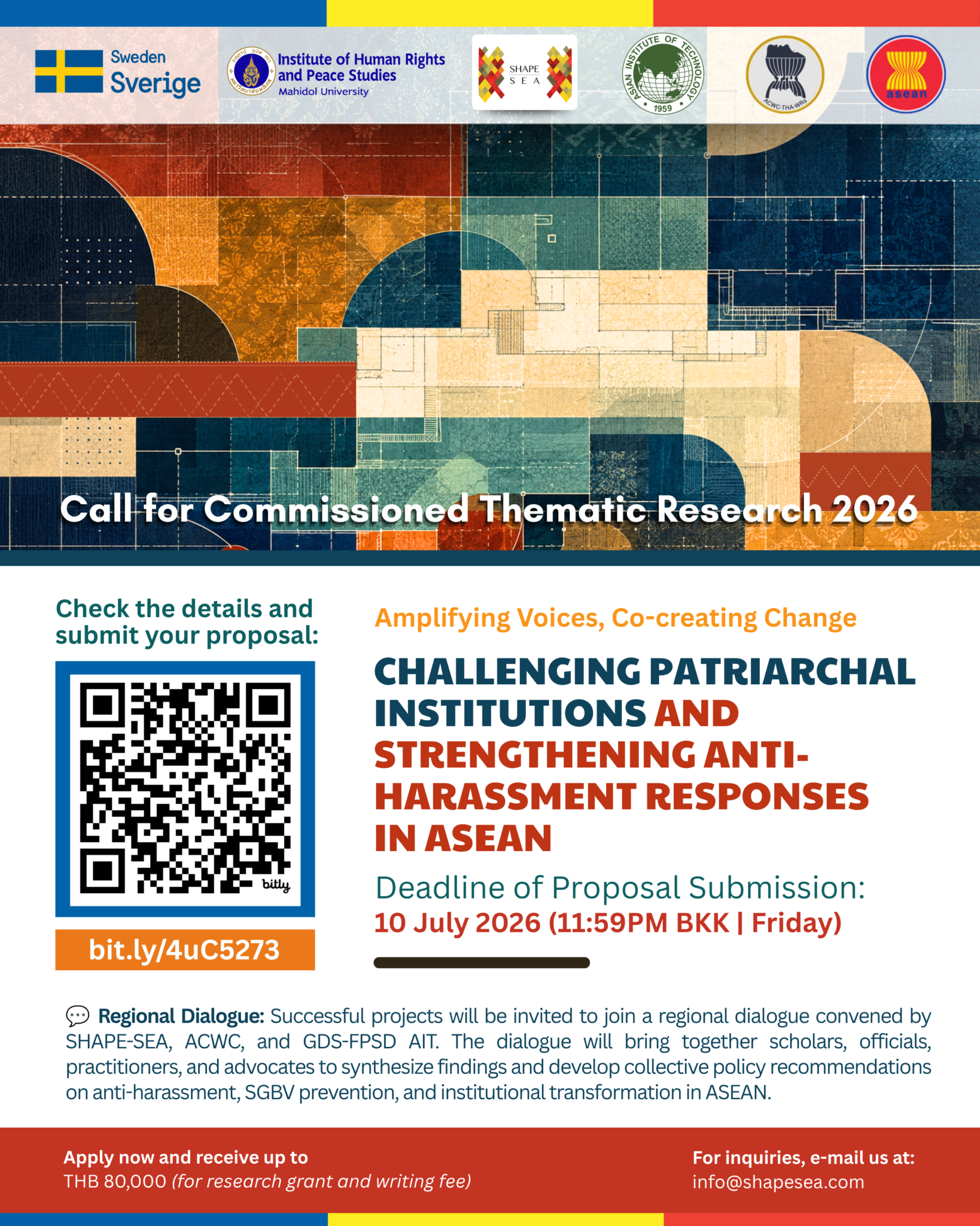 Call for Commissioned Thematic Research 2026 | Challenging Patriarchal ...